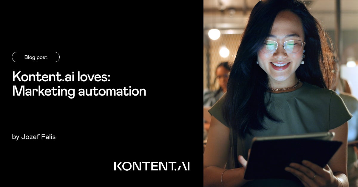 Kontent.ai loves: Marketing automation | Kontent.ai